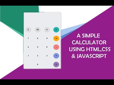 how to build a simple calculator using javascript