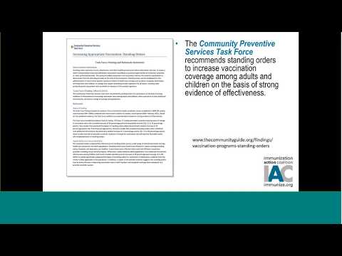 HIC Standing Orders for Vaccination Webinar 09/19/2017