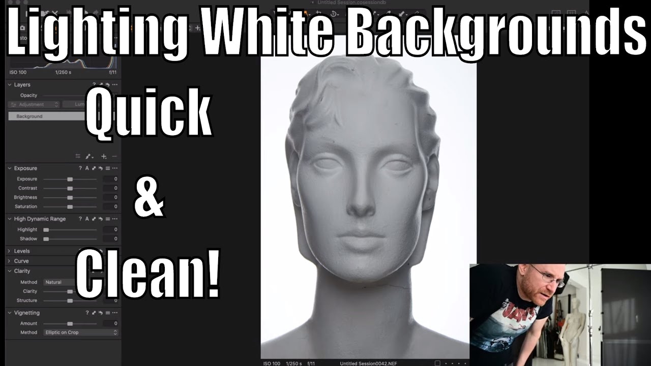 Live Shoot| Lighting White Backgrounds Quick Clean Simple Setup