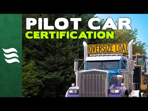 Become a Certified Pilot Car Operator Online! (Oversize Load Escort Vehicle Training)
