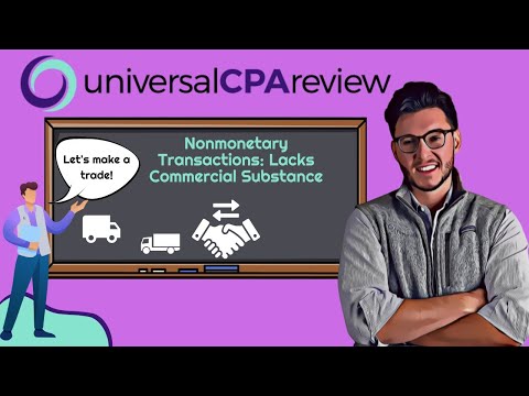 Nonmonetary Transactions (Lacks Commercial Substance) | FAR CPA Exam