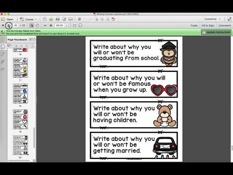 Opinion Writing Prompts