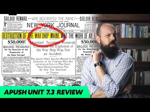 The SPANISH-AMERICAN War [APUSH Review Unit 7 Topic 3] Period 7: 1898-1945