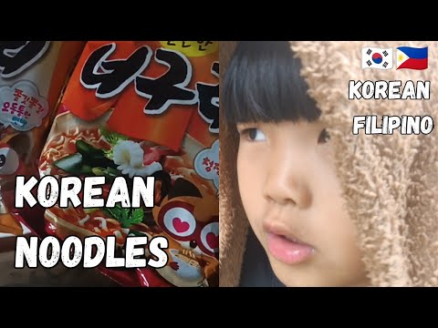 🇰🇷🇵🇭 Korean-Filipino Kid Neoguri Korean Noodles 너구리