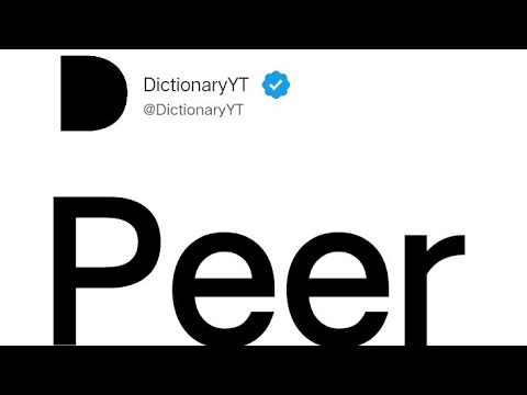 Peer Meaning in English