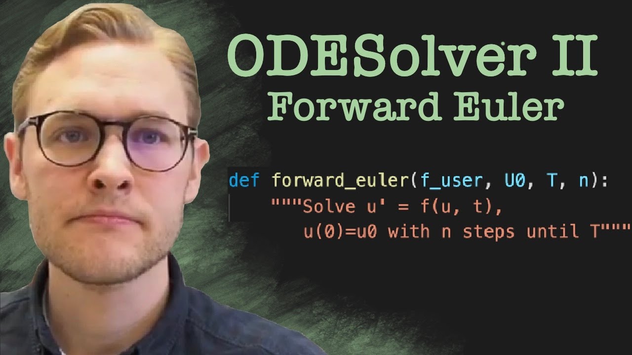 Solving ODEs in Python 2: Forward Euler