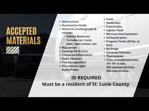 Get rid of unwanted chemicals at KPSLB's Household Hazardous Waste Collection Day