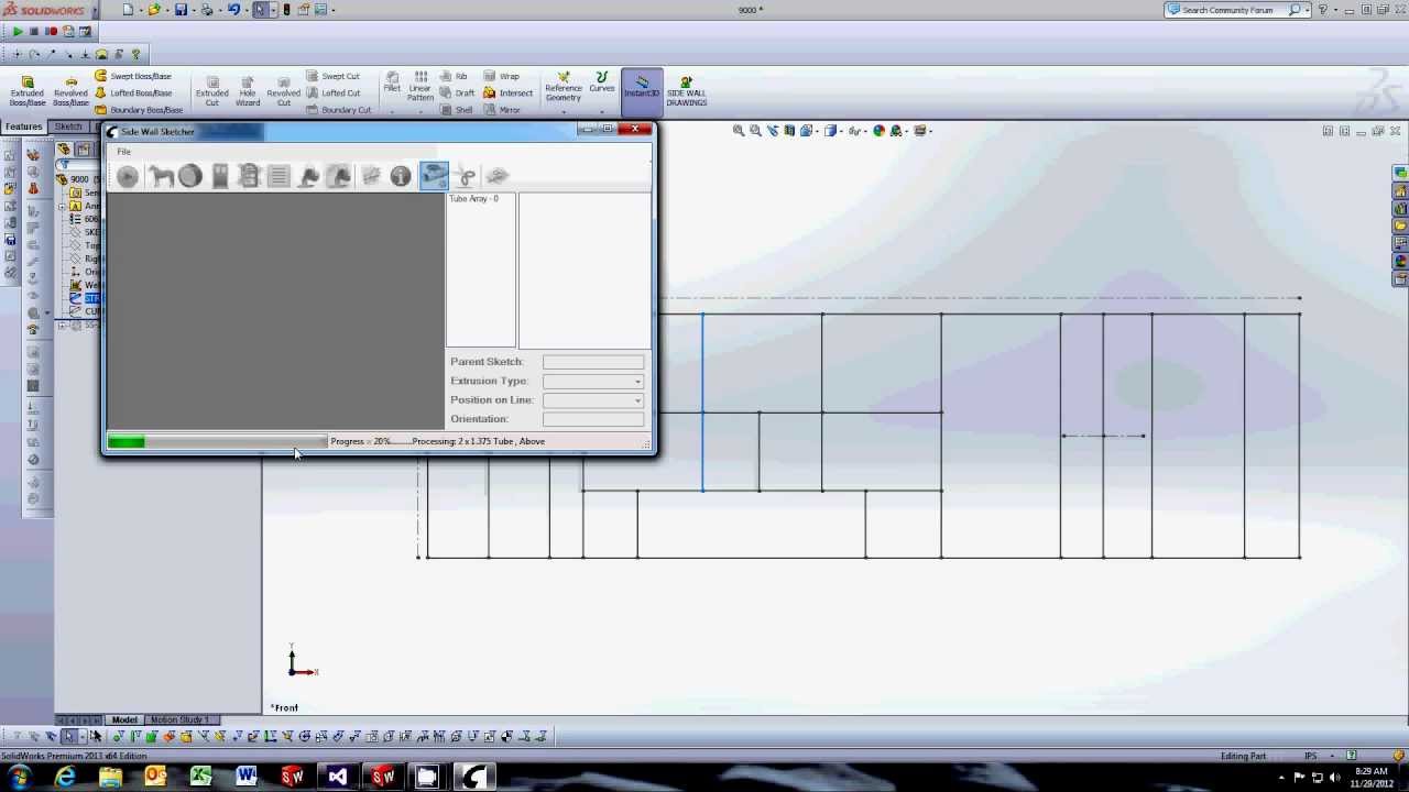 Solidworks Auto Model Creation API