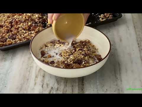No Cook Vanilla Cinnamon Granola