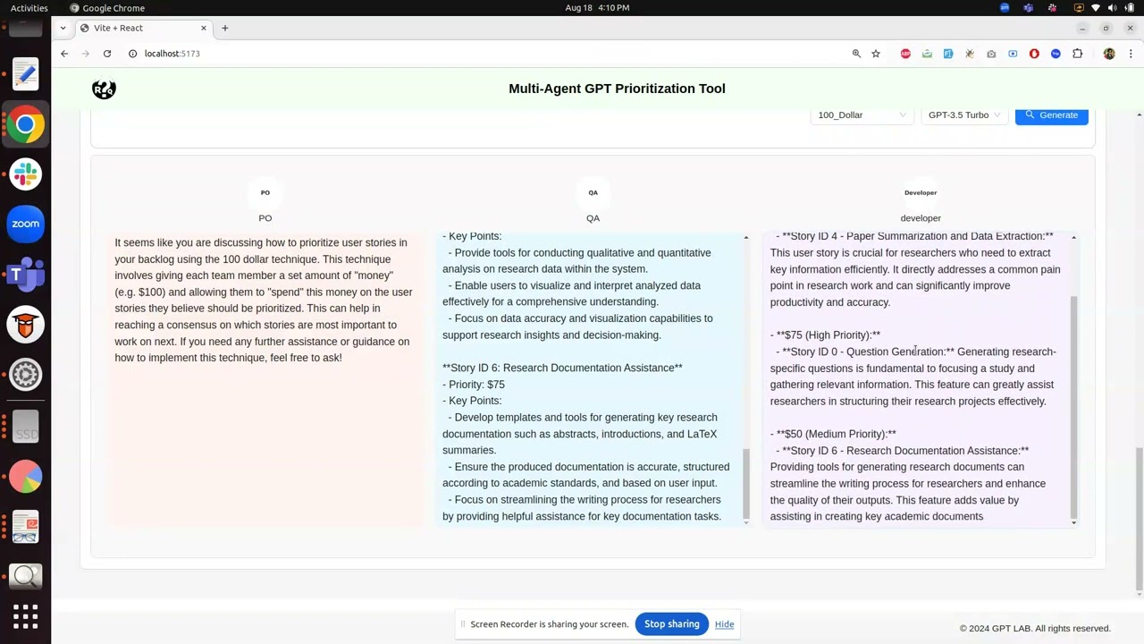 GitHub - GPT-Laboratory/multiagent-prioritization