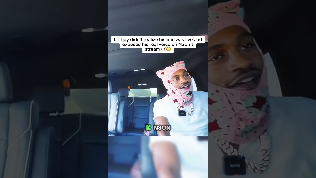 Lil Tjay didn’t realize his mic was live and exposed his real voice on N3on’s stream #n3on #liltjay