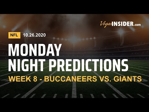 Monday Night Football Predictions: Week 8 - NFL Picks and Odds - Buccaneers at Giants