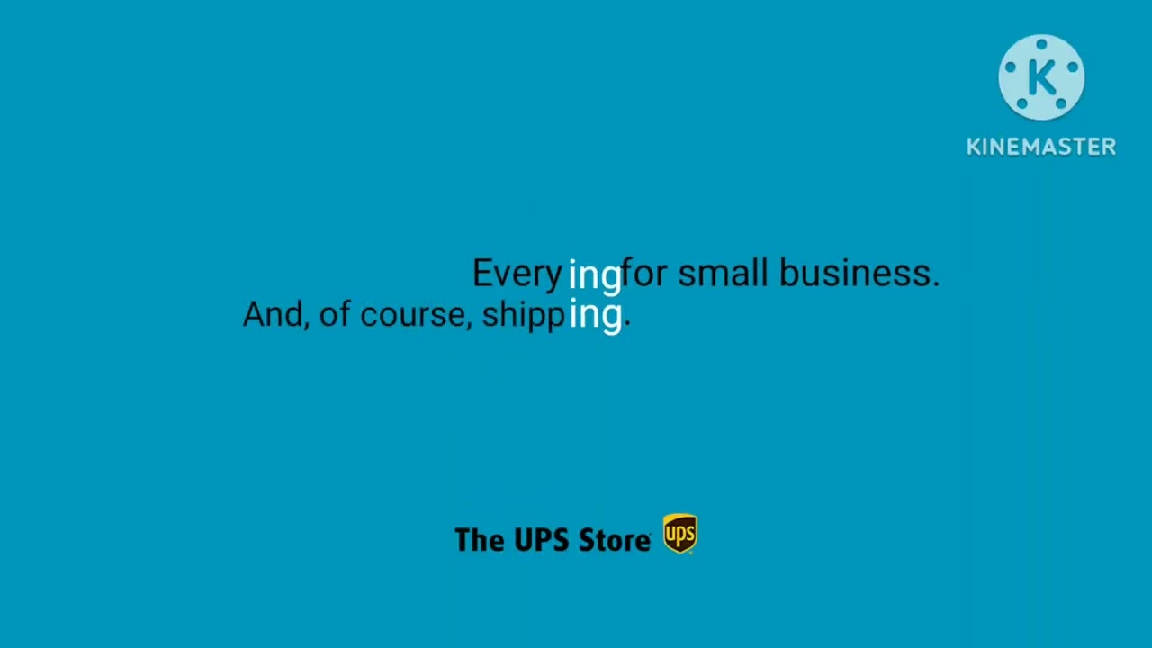 The UPS Store logo remake speedrun be like