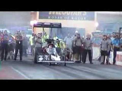Martin Stamatis 4.577 329.10 mph (529.63 kmh) drag race