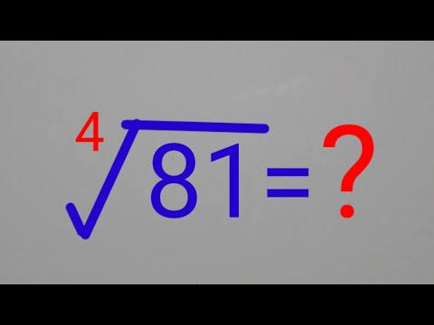 Find the Fourth Root of 81