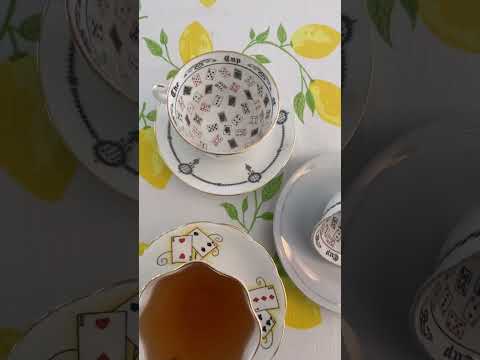 Tea leaf reading teacups.