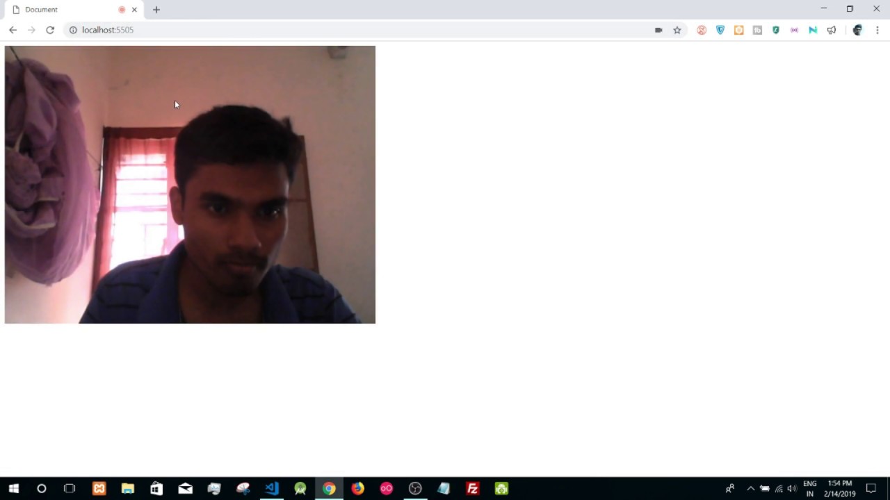 Access camera using javascript | The Logial Indian