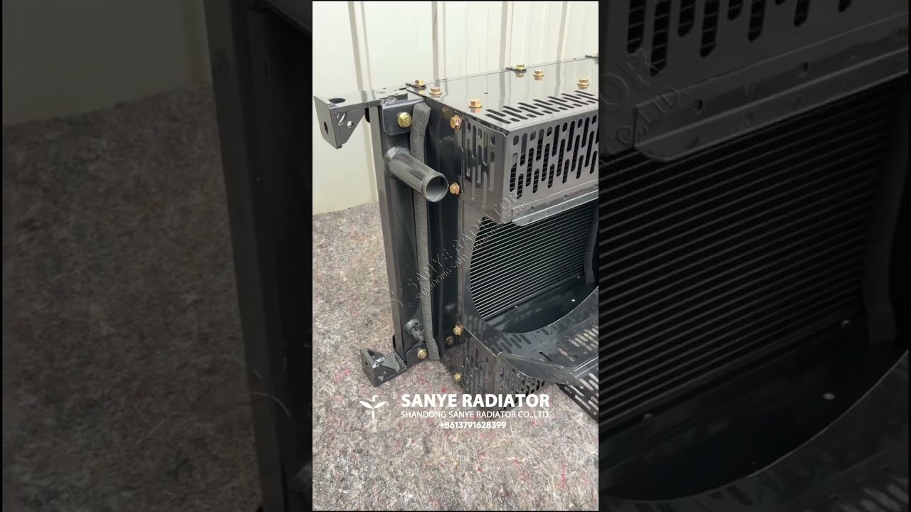 ☘️: Baudouin 1002900 716 Generator Set Aluminum Radiator Assembly #radiator