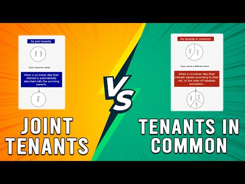 Joint Tenants Vs Tenants In Common - What's The Difference? (Which Is Right For You?)