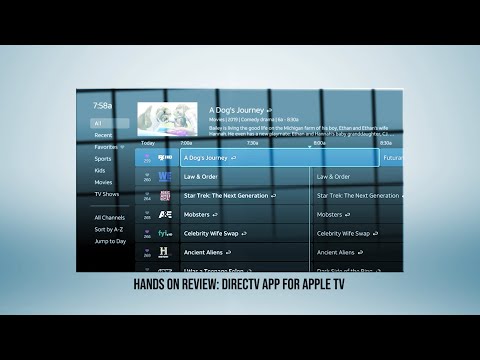 Hands on Review: DIRECTV App for AppleTV