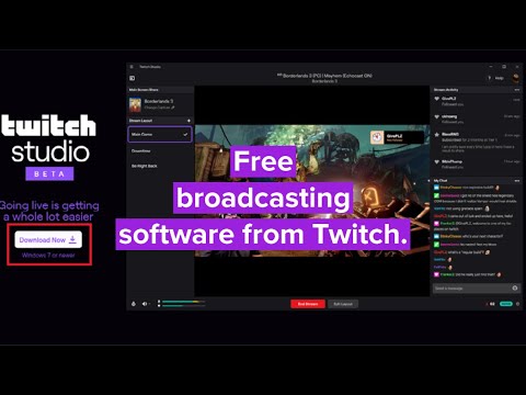 Twitch Studio Beta for Mac | Free Broadcasting App |Designed for streamers | Setup your first stream
