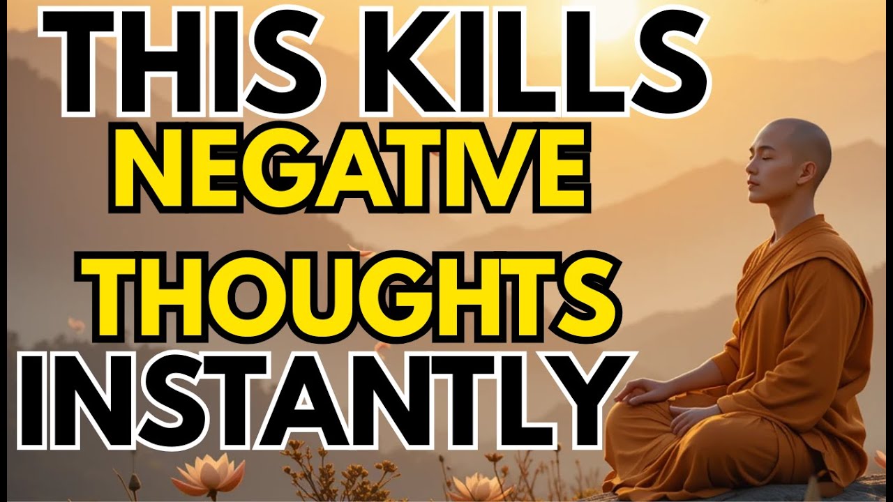 Stop Negative Thoughts FAST with 5 Simple Buddhist Tricks