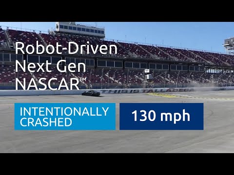 Next-Gen NASCAR Race Car Crash Tested Into a Banking Wall at 130 MPH ...