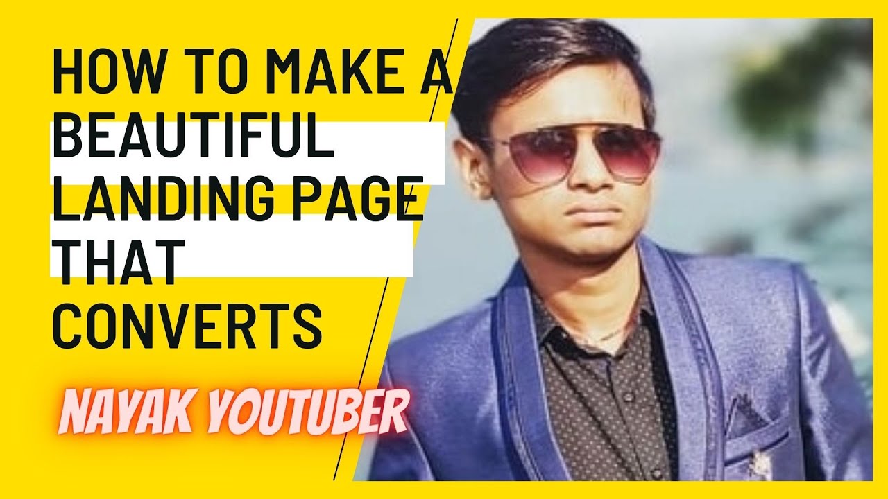 How to Make a Beautiful Landing Page That Converts | 5 Tips for Optimizing Your Website (2021)