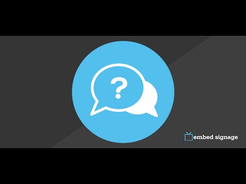 embedsignage.com In-App Support