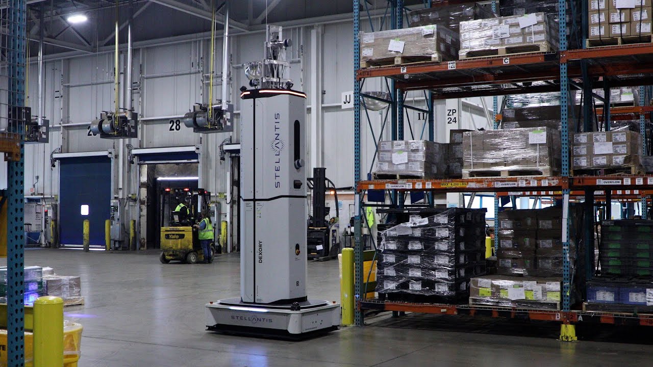 Dexory Autonomous Inventory Robot at SHAP