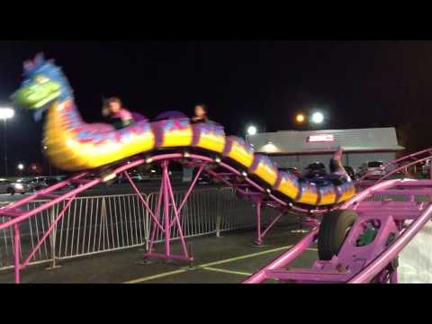 Chinja's first roller coaster dragon ride
