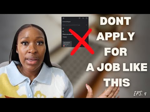 How to apply for a job via email | Template included| 2025