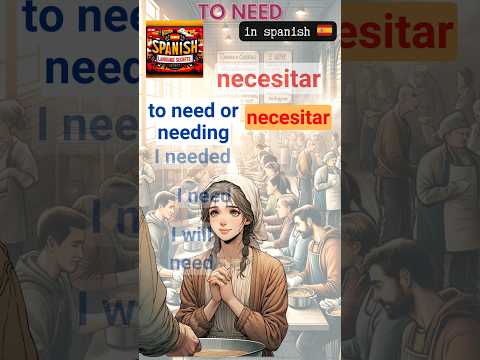 I Need - Spanish - Spanish Verb Shortie #2 - Learning Spanish Language Secrets #spanishverbs #spain