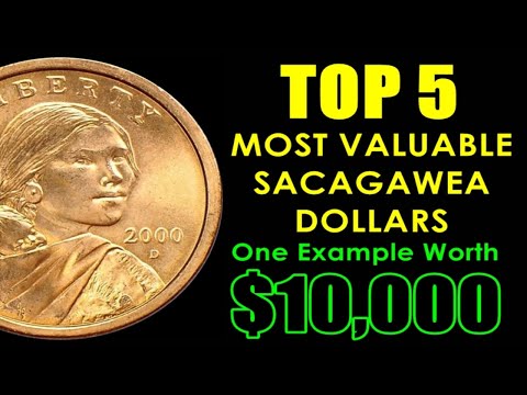 TOP 5 Most Valuable Sacagawea Dollars | 1st Year Coin $10,000 Value!!