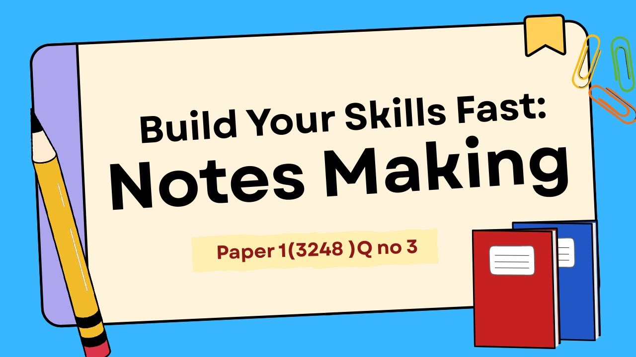 O Level Urdu 3248 / IGCSE Question No. 3 | Notes Making | Full-Marks Strategy & Exam Tips