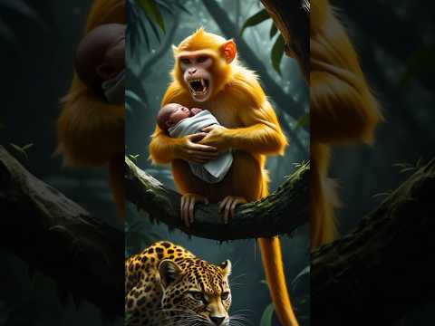 Monkey | Jungle Miracle Baby #baby #monkey @HappyMonkeyy @Monkeypili @BlueMonkey
