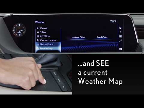 Lexus ES : 3 Steps to Checking Weather
