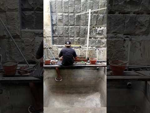 Pondasi Bakki Shower Kolam Koi Minimalis