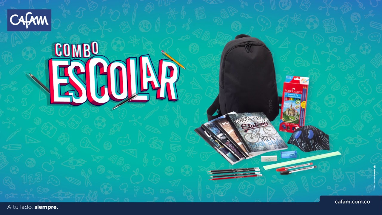 ¿Ya tienes tu Combo Escolar Cafam?