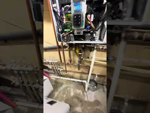 Terrible combi-boiler install by major Twin Cities home service company