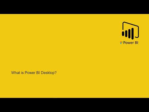 Power BI Getting Started Series 2 - What is Power BI Desktop
