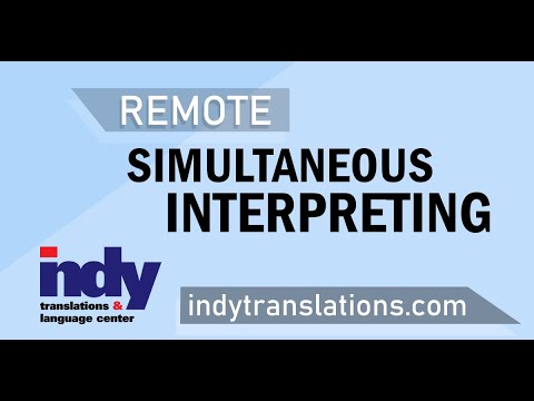 Remote Simultaneous Interpreting