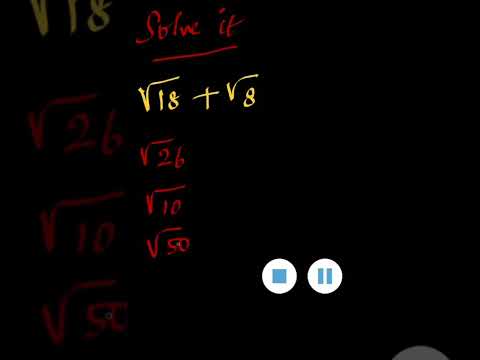 Solve it|Maths |ssc |and| competitive| exam |questions |Root 18+root 8 |