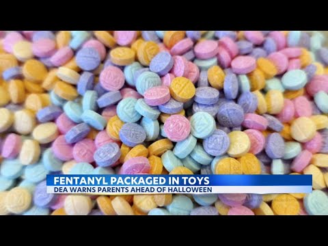 Officials warn about candy-lookalike 'rainbow' fentanyl ahead of Halloween