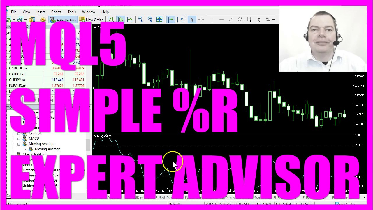 MQL5 Tutorial - Simple Williams Percent Range Robot with MQL5