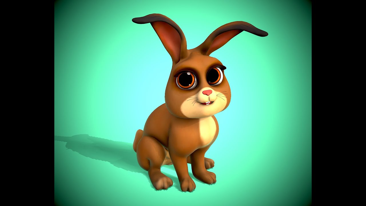 small rabbit rigging // 3ds max