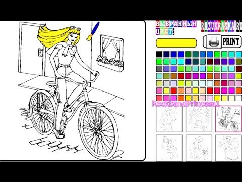 Barbie Coloring Games