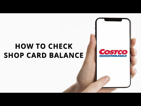 How to check Costco Shop Card Balance