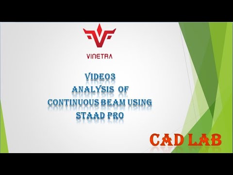 ANALYSIS OF CONTINUOUS BEAM
