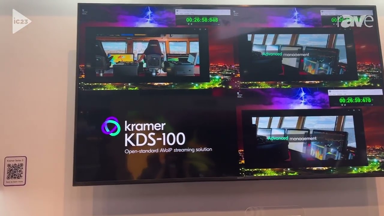 InfoComm 2023: Kramer Highlights AV-Over-IP KDS-100 Encoder/Decoder